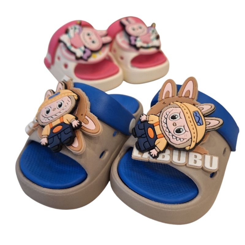 KB SHOE Selipar Kasut LABUBU 18-23 / Kids Cartoon Sandal (LABUBU ...