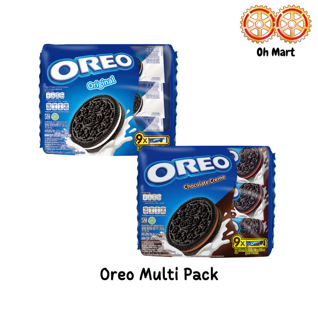 Oreo Original/ Chocolate Creme Multipack 248.4gX9 | Shopee Malaysia