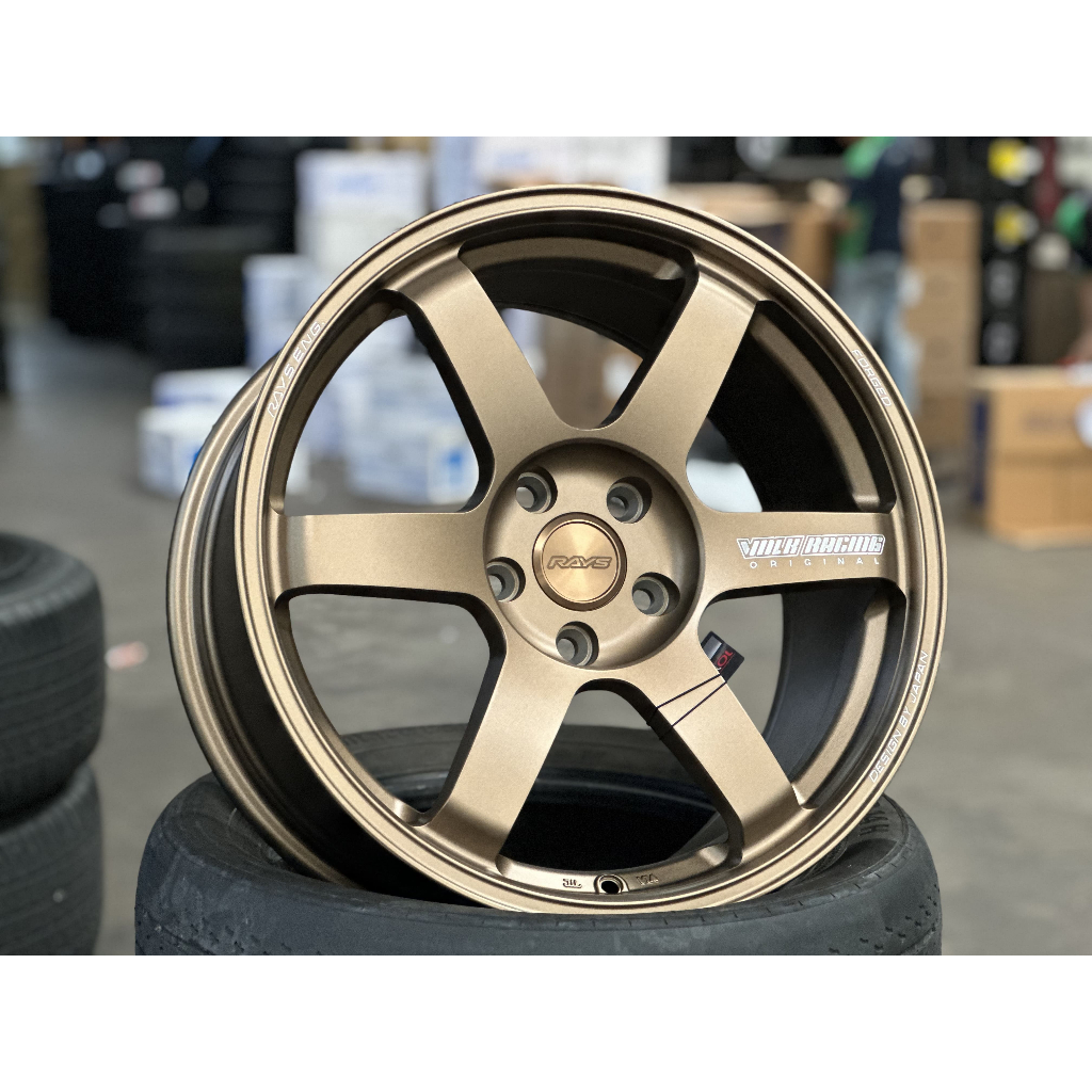 NEW 18X8.5J NK Performance TE37 Rim Bronze 5X114.3 for Civic Camry ...