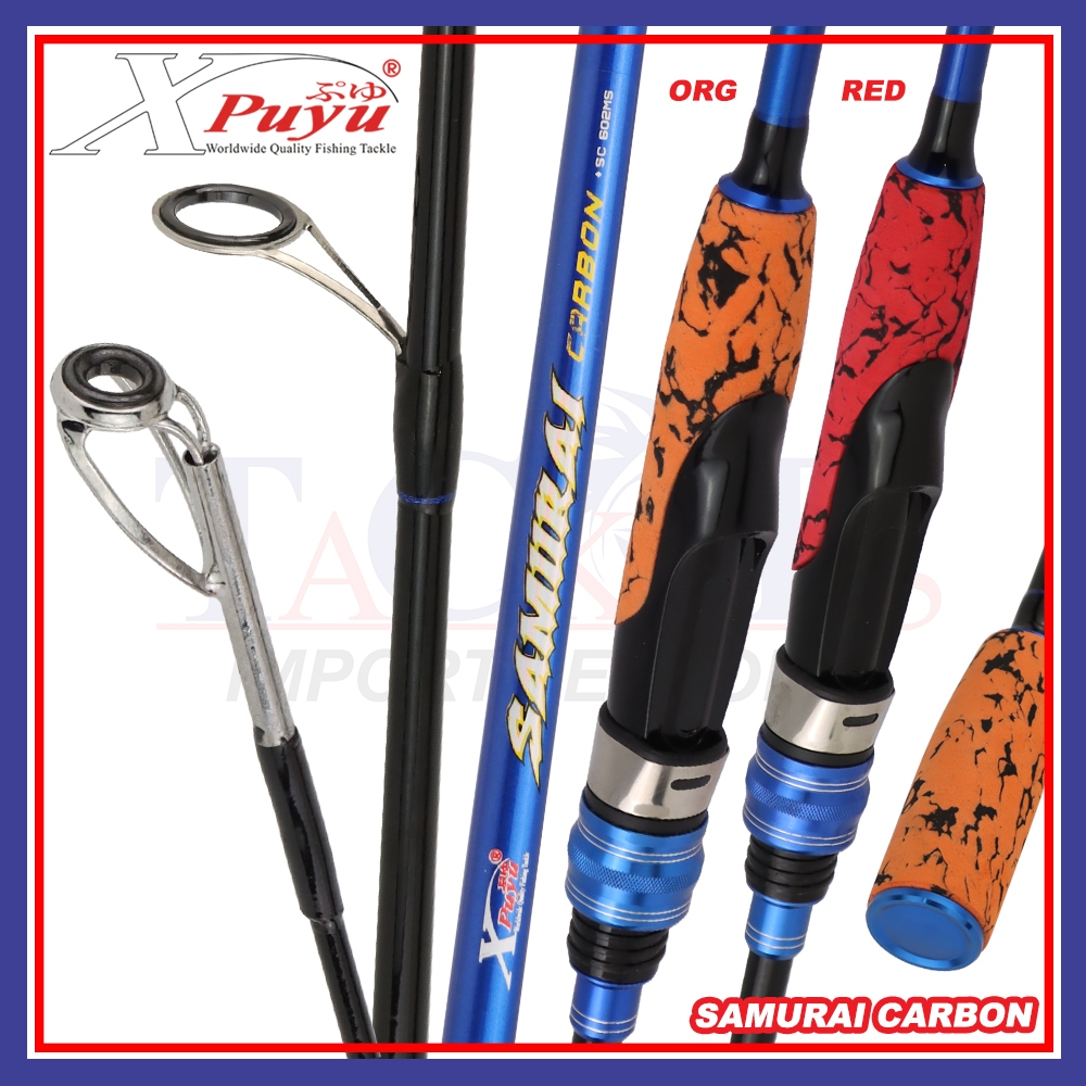 Xpuyu Samurai Carbon Joran Pancing Spinning |5'6 - 8'0kaki| Solid ...