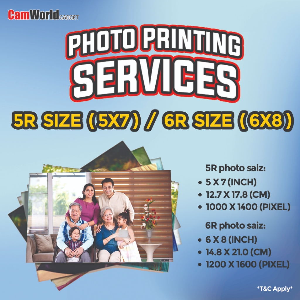 PHOTO PRINTING ( 5R & 6R PHOTO) | Shopee Malaysia