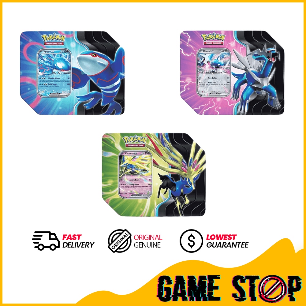 Pokemon Tcg 2025 Spring Ex - Large Tin (Xerneas, Dialga, Kyogre) | Shopee Malaysia