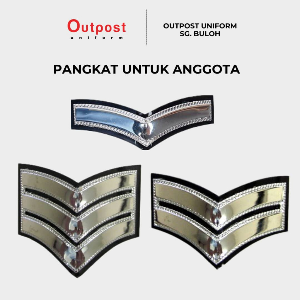 TANDA PANGKAT UNTUK OFFICER | Shopee Malaysia