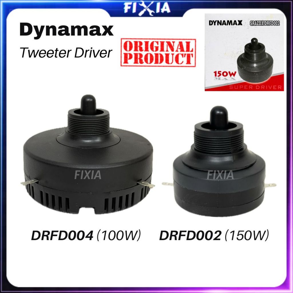 Dynamax DRFD004 100W / DRFD002 150W Screw-On Piezo Tweeter Driver Unit ...