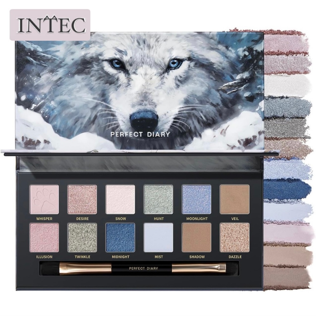 【Direct from Japan】PERFECT DIARY Explorer 12 Color Animal Eyeshadow ...