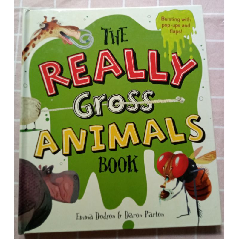 preloved (POP-UP BOOK) THE REALLY GROSS ANIMAL BOOK | Shopee Malaysia