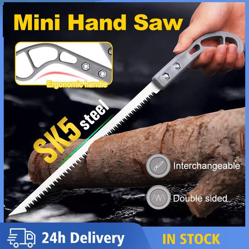 Mini Hand Saw Garden Gardening Saw Wood Working Small Hand Saw Gergaji ...