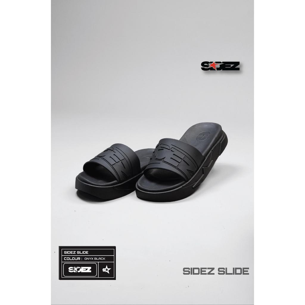 SiDEZ ONYX BLACK SLIDE SANDAL | Shopee Malaysia