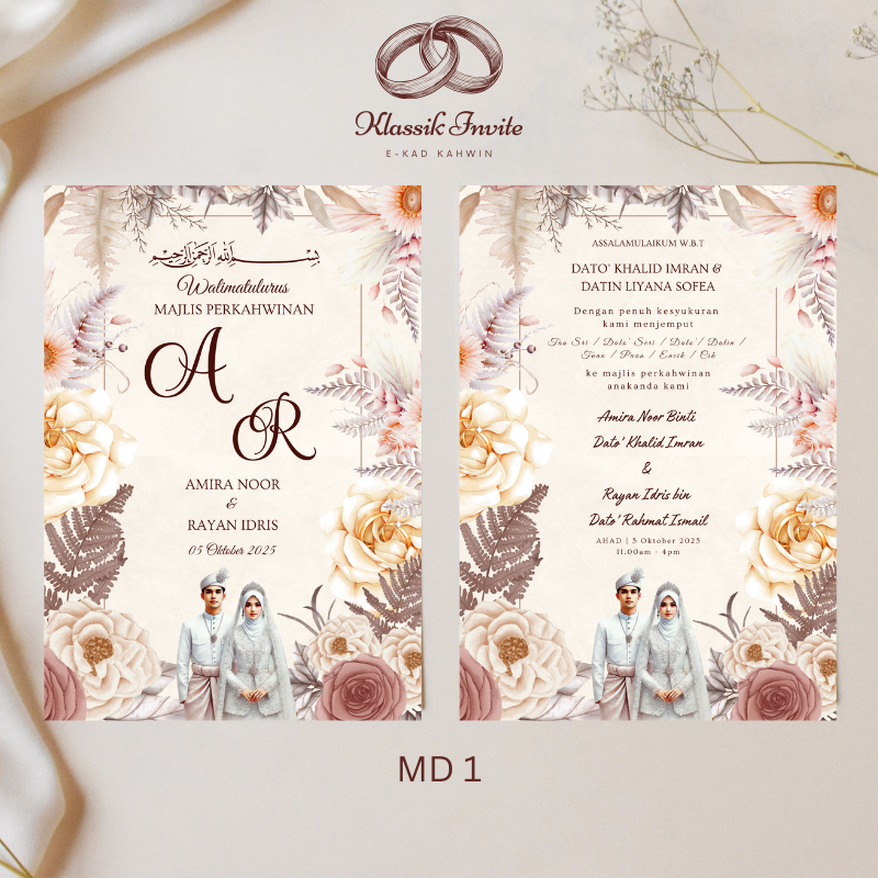 Kad Jemputan Digital | Kad Kahwin Digital | E-Card Wedding Invitation ...