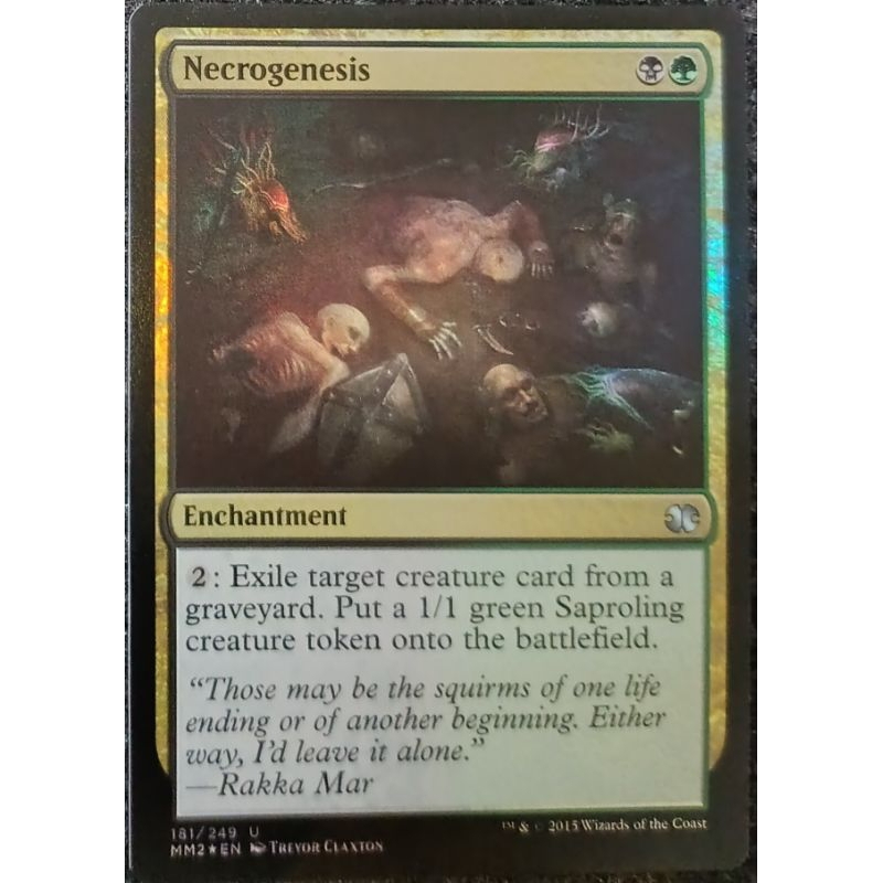 Magic The Gathering : Necrogenesis Foil Uncommon Modern Masters 2015 ...