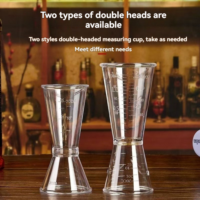 Plastic Measuring Glass, Mixing Cup, Bartender Measuring Cup, Cocktail ...