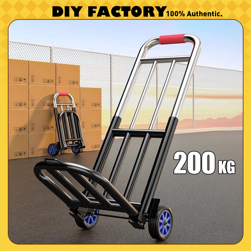 Troli Barang Foldable Trolley Heavy Duty Hand Truck Troli Multipurpose ...