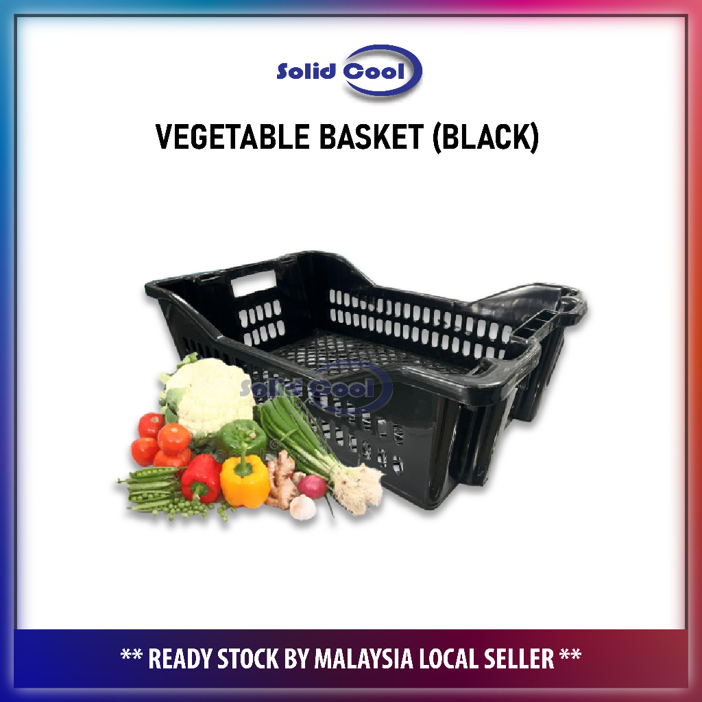 [ SOLID COOL ] VEGETABLE FRUITS BASKET PLASTIC | BAKUL PLASTIK BAKUL ...