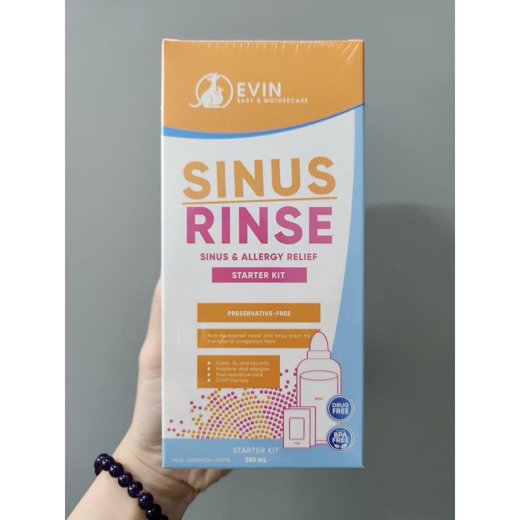 Evin Sinus Rinse STARTER KIT (with 10 refill sachets) | Shopee Malaysia