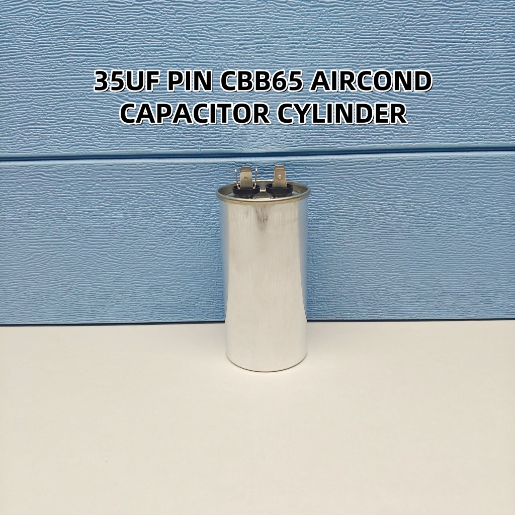 ( 35UF ) PIN CBB65 AIRCOND CAPACITOR CYLINDER HEAVY DUTY STARTING AND ...