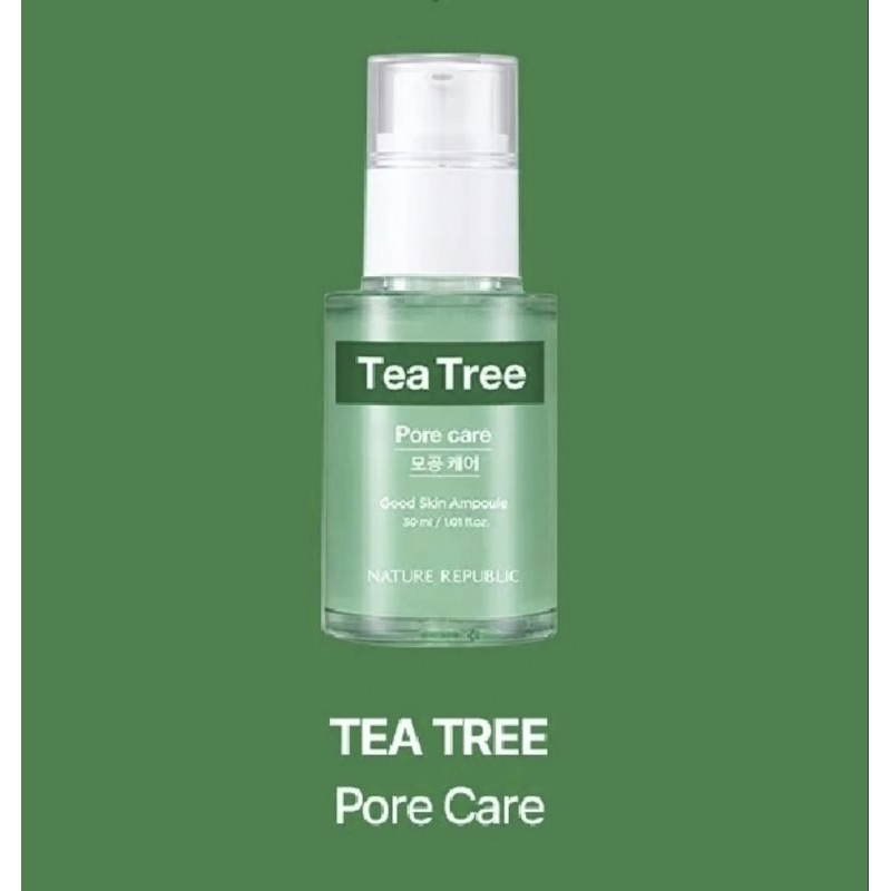 Nature Republic Tea Tree Good Skin Ampoule Acne 30ml | Shopee Malaysia