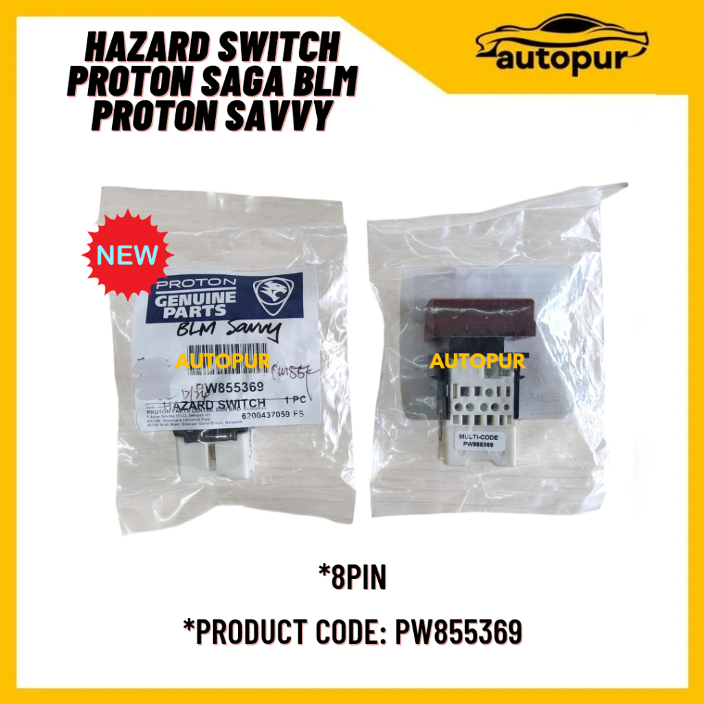 Proton Genuine Parts Hazard Switch for Proton Saga BLM / Savvy | Shopee ...