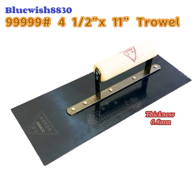 【99999#】KERETA API / TRAIN Blue Plastering Trowel Cement Besi Camca ...