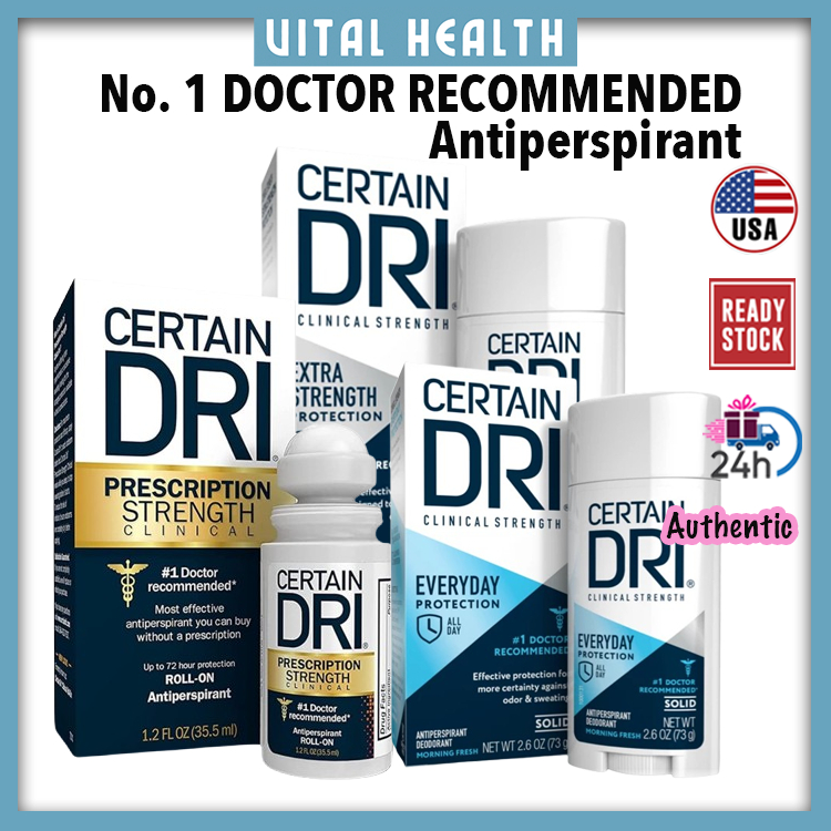 Certain Dri Antiperspirant Deodorant Prescription Strength | Extra ...