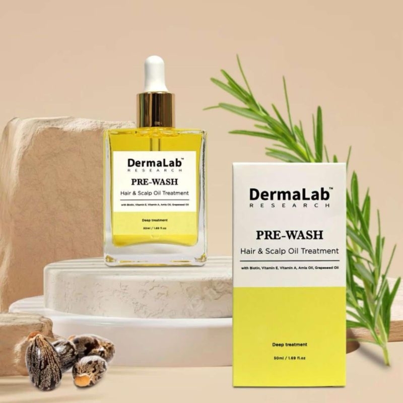 DermaLab Pre-Wash Hair scalp oil treatment 50ML | Shopee Malaysia