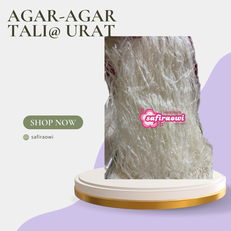 🔥READY STOCK 🔥 Agar Agar Tali / Agar Agar Urat 50gram@100gram | Shopee ...