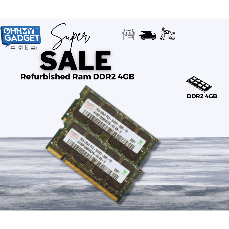 REFURBISHED RAM DDR2 DDR3 2GB FOR LAPTOP | Shopee Malaysia