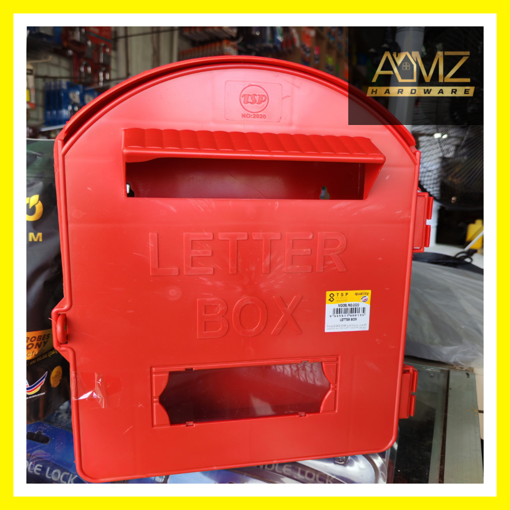 BESAR "Post Letter Box/ Plastic Mail Box/ Peti Surat Plastik/ Mailbox ...