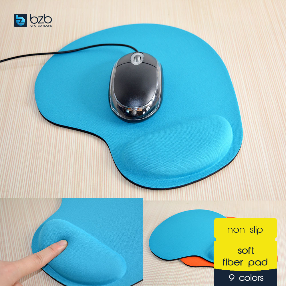 Non Slip Soft Fiber Mouse Pad Wrist Rest Support Gaming Desktop ...