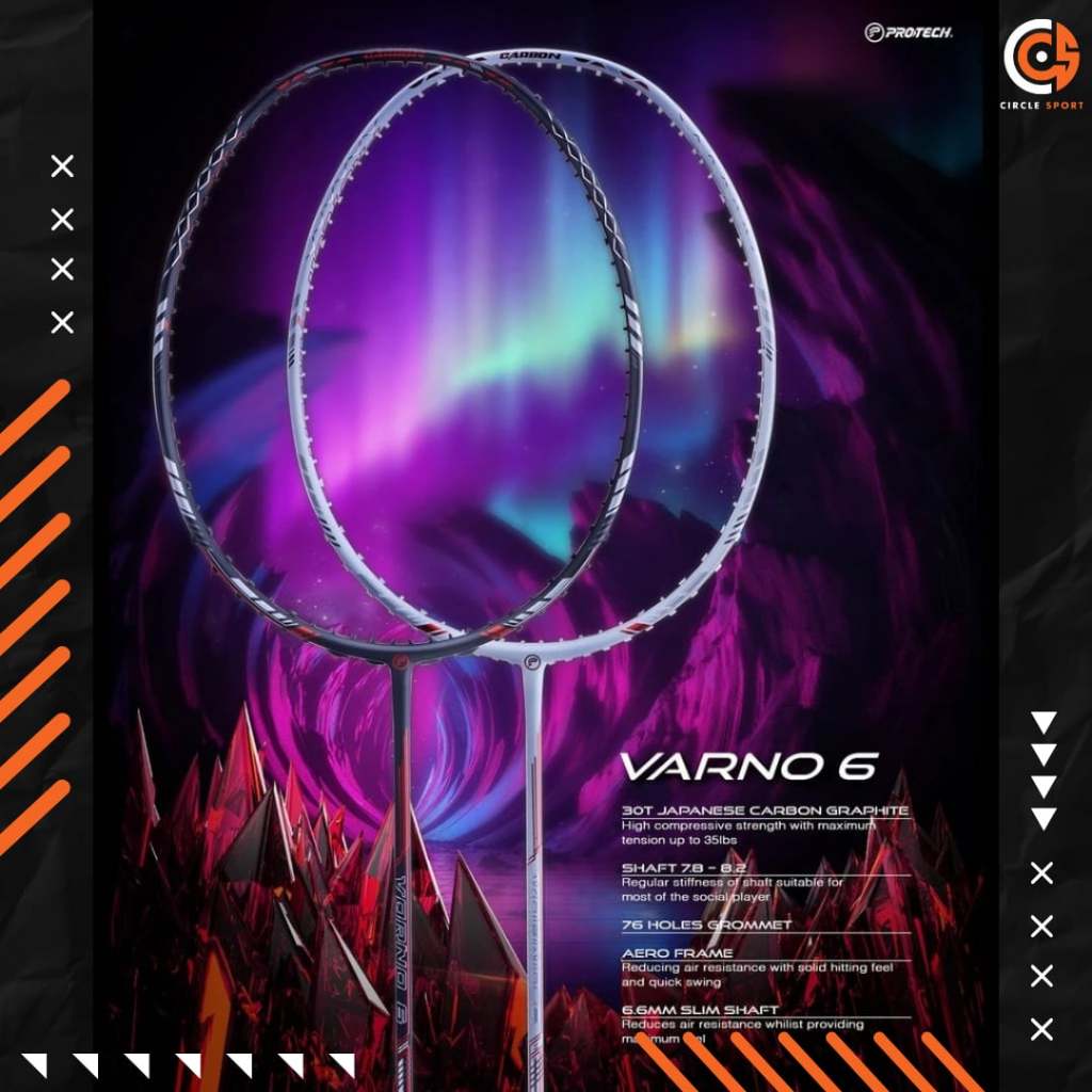 PROTECH Varno 6 (4U/G2) Badminton Racket Original 100% | Shopee Malaysia