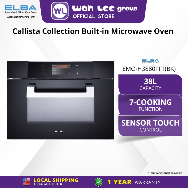 ELBA Callista Collection Built-in Microwave Oven EMO-H3880TFT(BK) - 8 ...