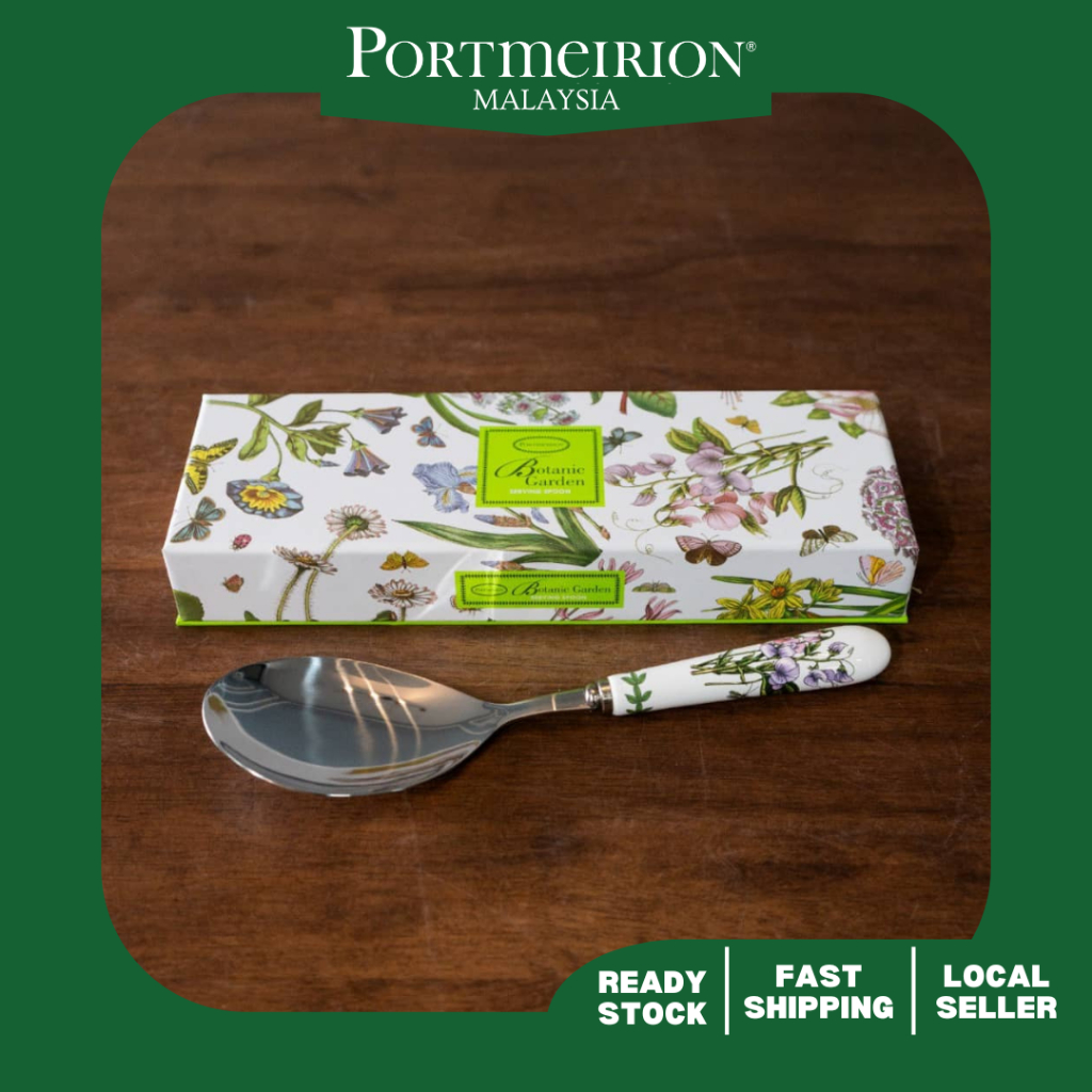 Portmeirion Botanic Garden Serving Spoon Sweet Pea (Box) (CHN) | Shopee ...