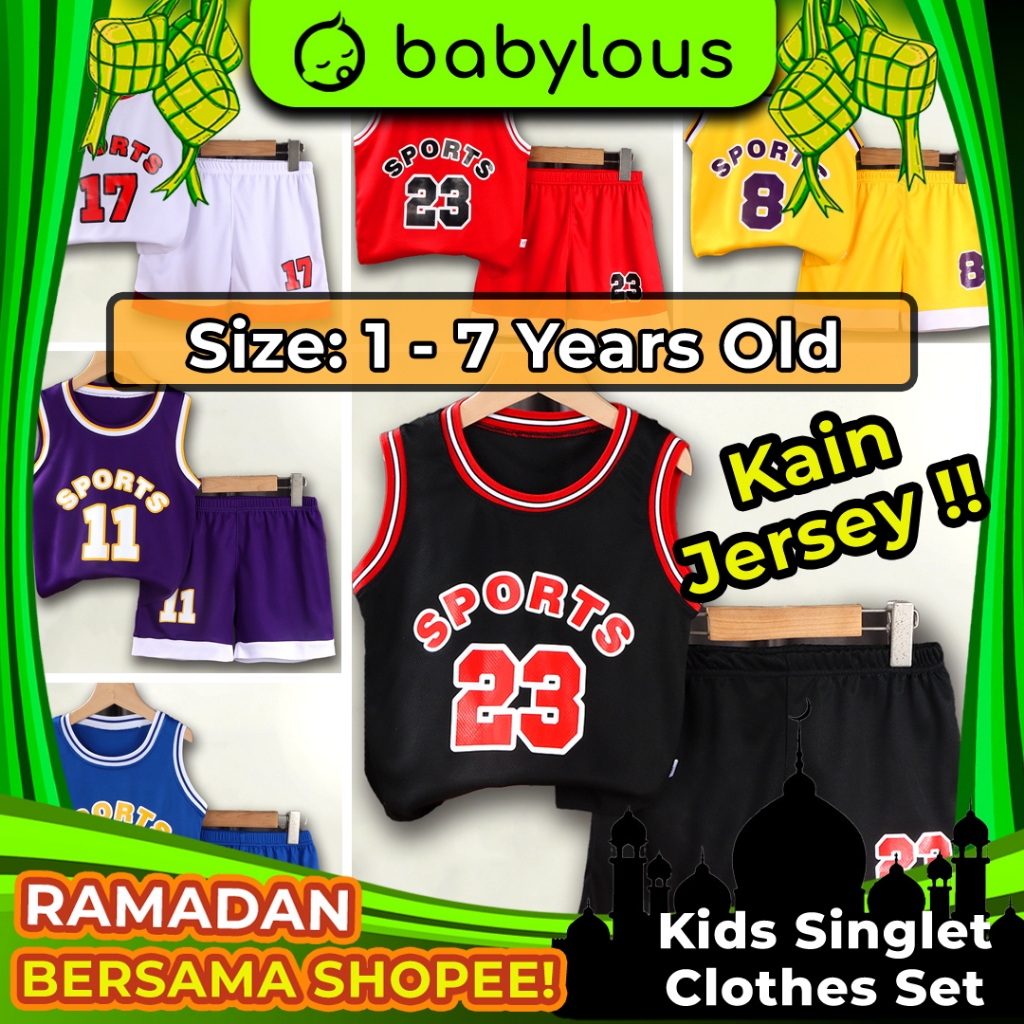 Baju Bayi Singlet Set Baju Budak Lelaki Murah Kids Sleeveless Clothes ...