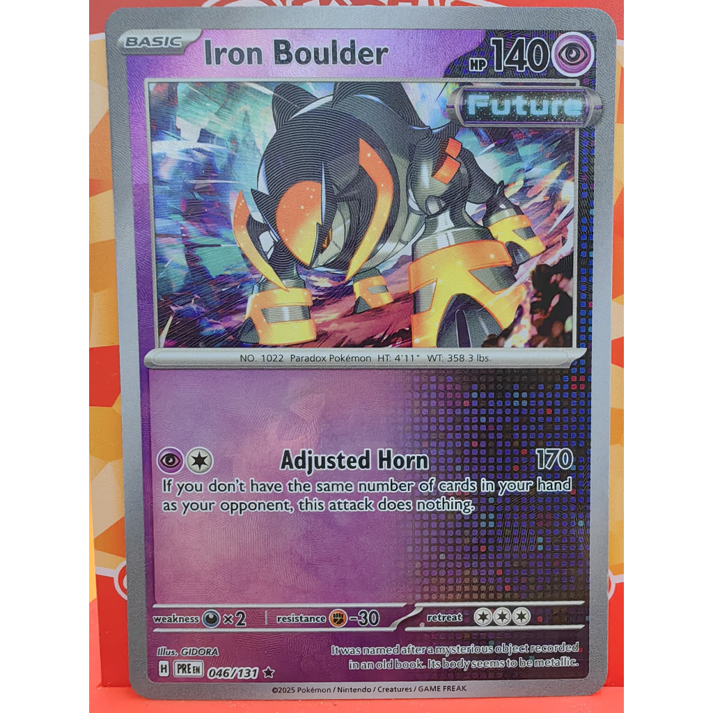 Iron Boulder 046/131 (Master Ball Pattern) - SV: Prismatic Evolutions ...
