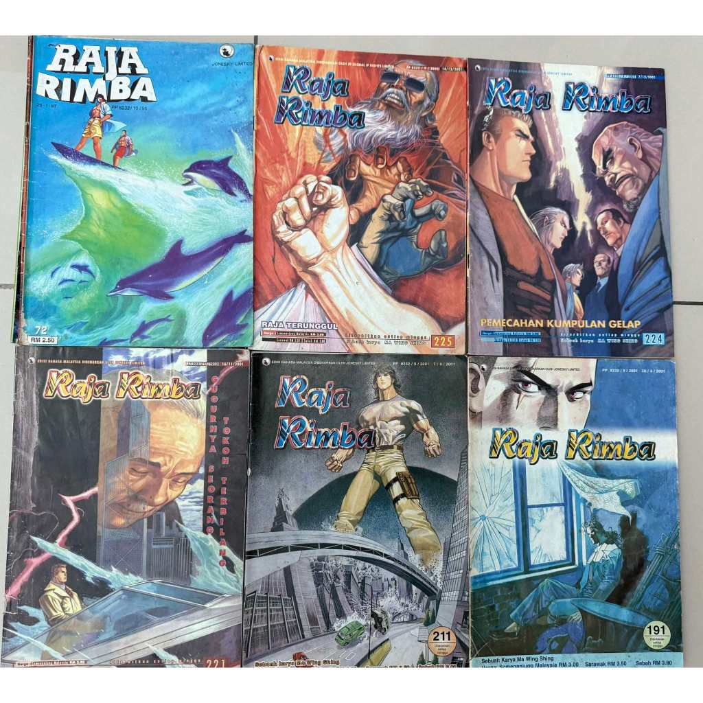 【USED COMIC】RANDOM ISU RAJA RIMBA【6 NASHKAH】READY STOCK | Shopee Malaysia
