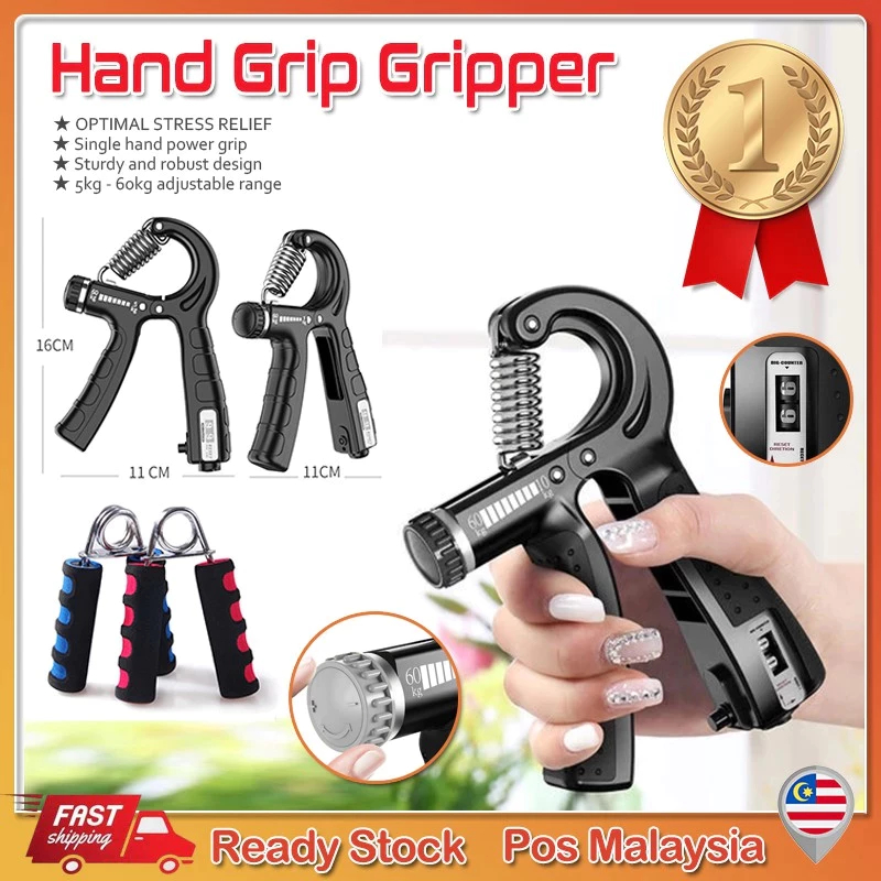 Ebuy Adjustable Resistance Hand Grip Gripper Wrist Arm Finger Forearm ...