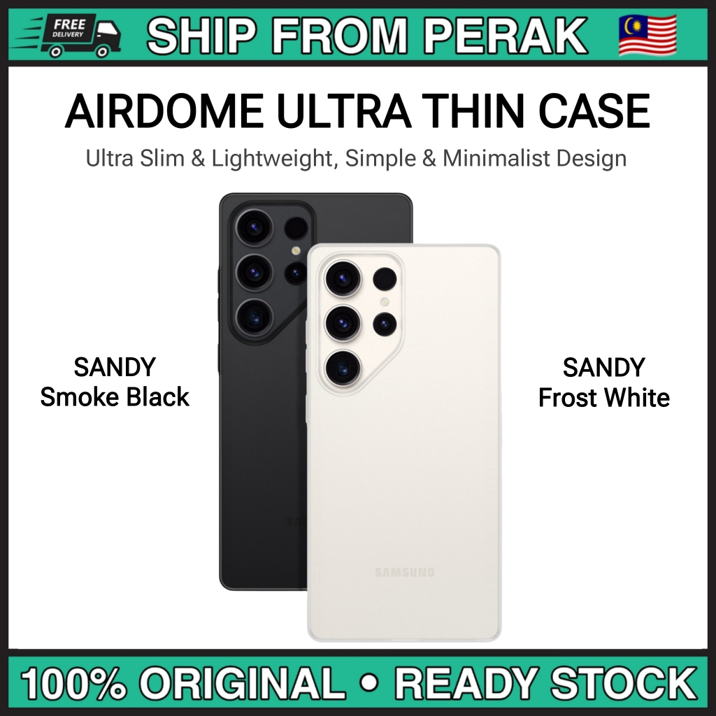 AIRDOME SANDY Case for Samsung Galaxy S25 Ultra / S25 Plus / S24 Ultra / S24 Plus Frost Matte ...