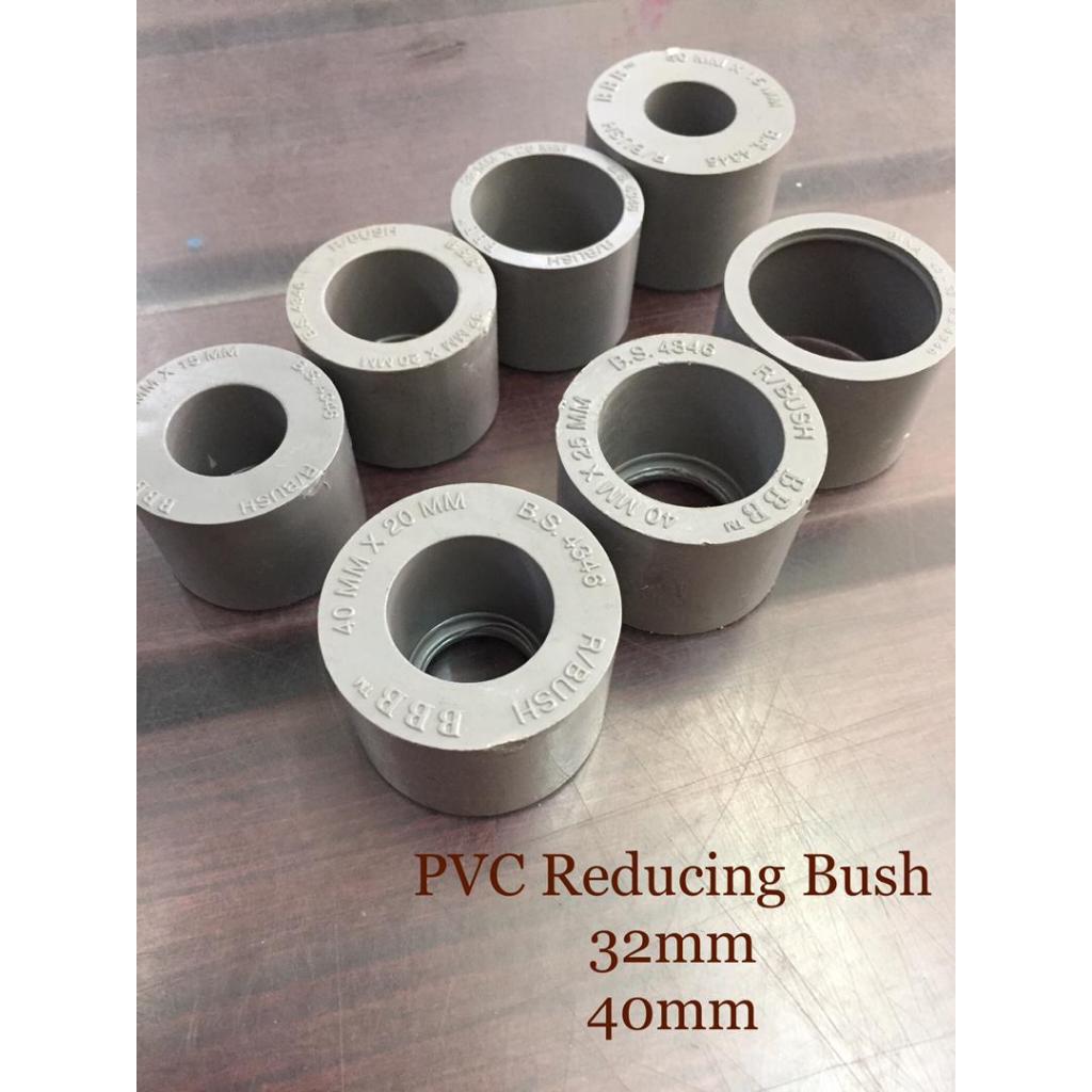 PVC Reducing Bush 40mm 32mm / Reducer Bush PVC / PVC Fittings | Shopee ...