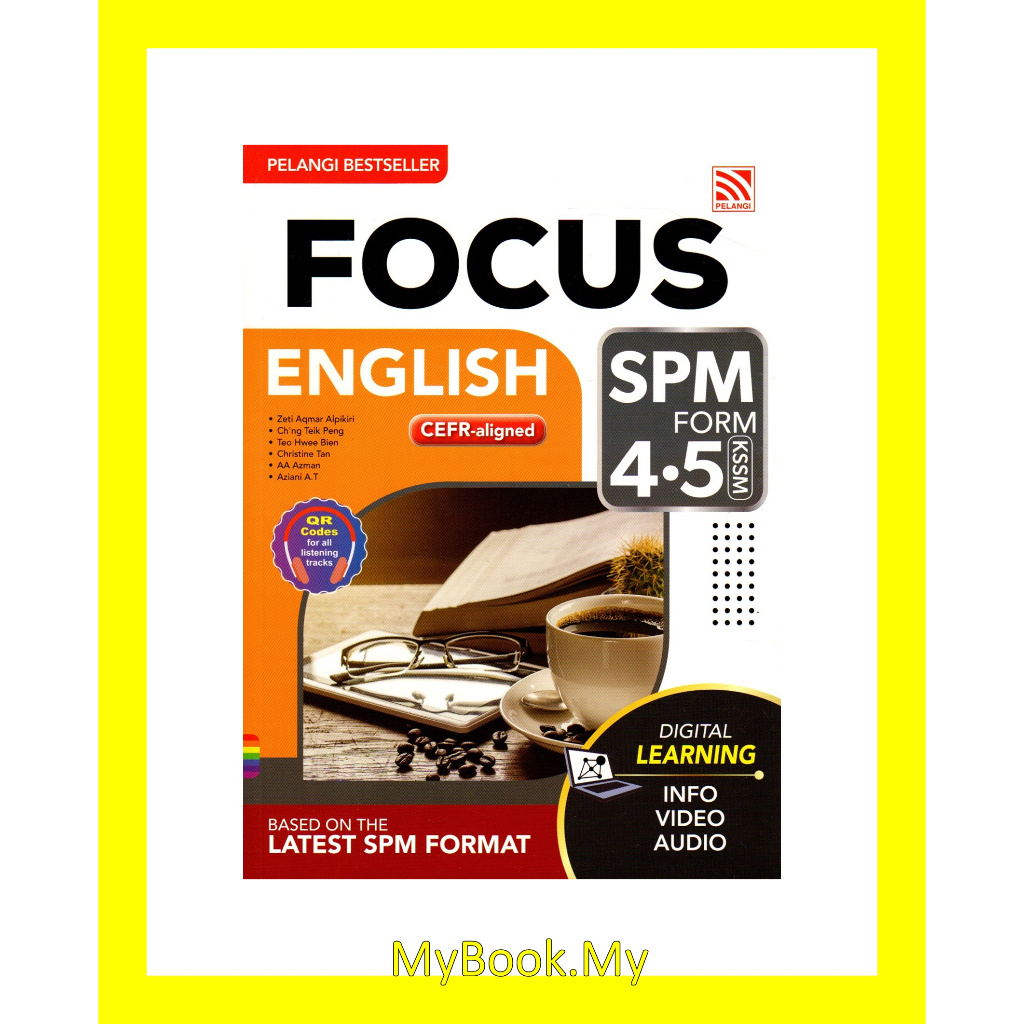 *BARU* MyB Buku Rujukan/Nota : English CEFR - Focus SPM Tingkatan 4&5 ...