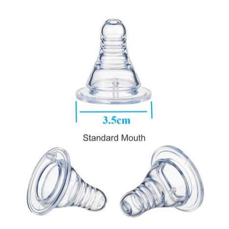 Mamababy Puting Baby Puting Susu Soft Teat for Wide Neck slimneck Bayi Botol Nipple Anti Colic ...