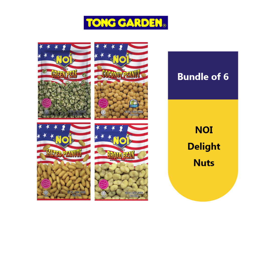 NOI Delight Nuts Assorted Bundle (6 packets) | Shopee Malaysia