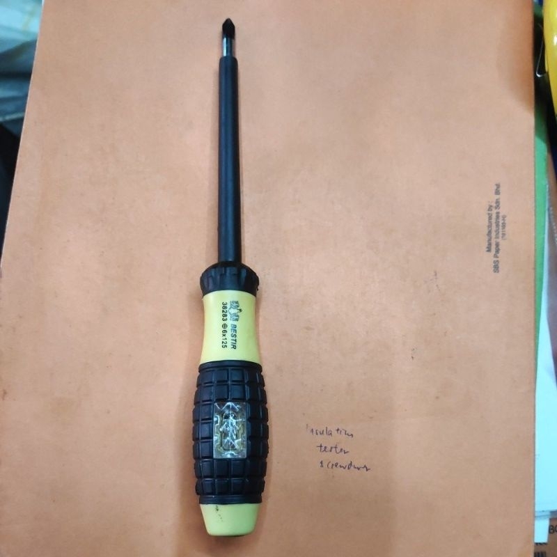"BESTIR" Insulation Tester Screwdriver / Heavy Duty test pen (# 6 x 125 ...