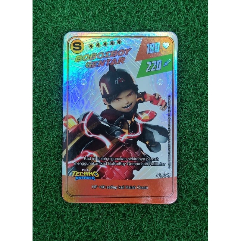 BOBOIBOY Loose kad, S,A - Pek Techno breaker , Pek Cyclone Fury, Choki ...