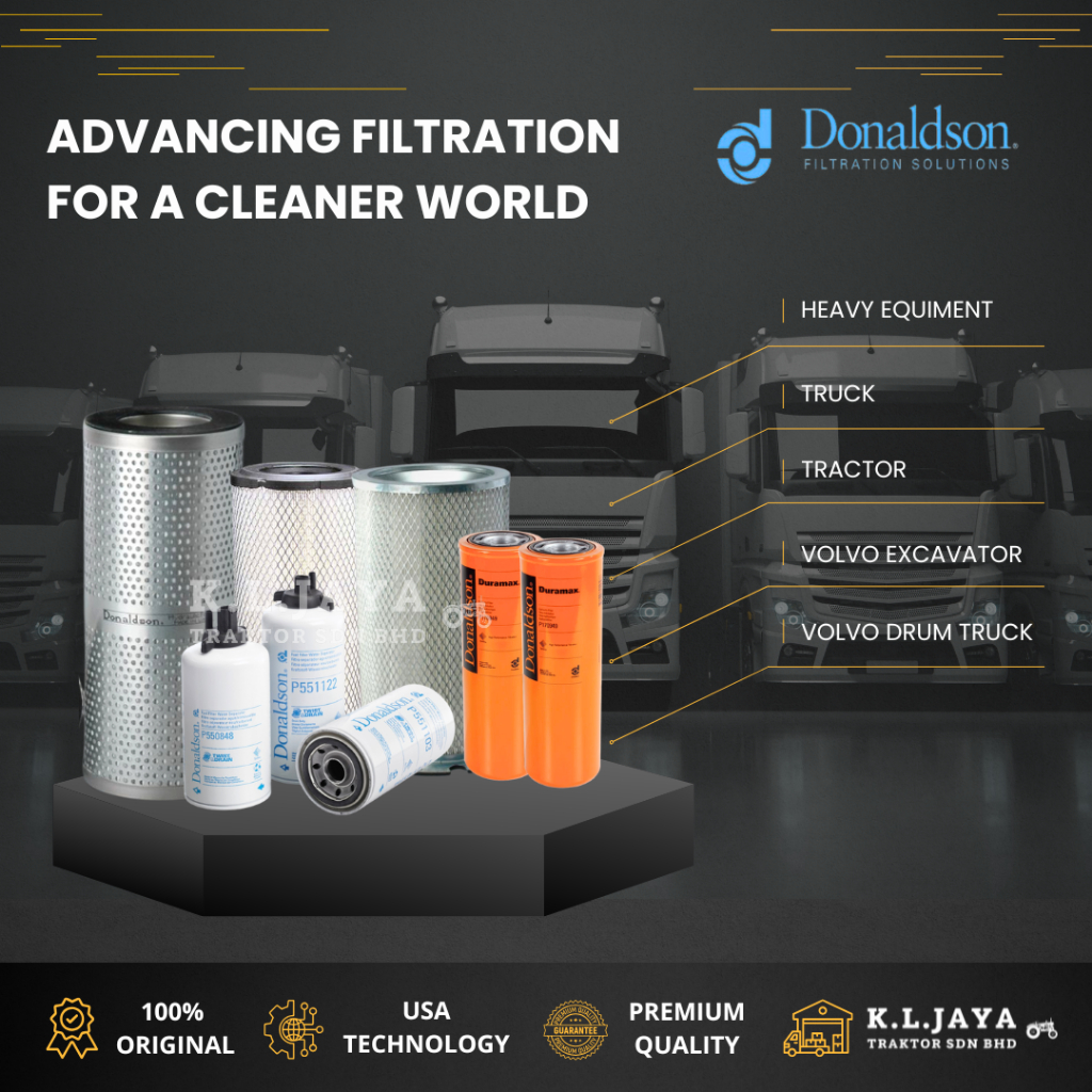 ORIGINAL DONALDSON FUEL FILTER AIR FILTER HYDRAULIC FILTER OIL FILTER ...
