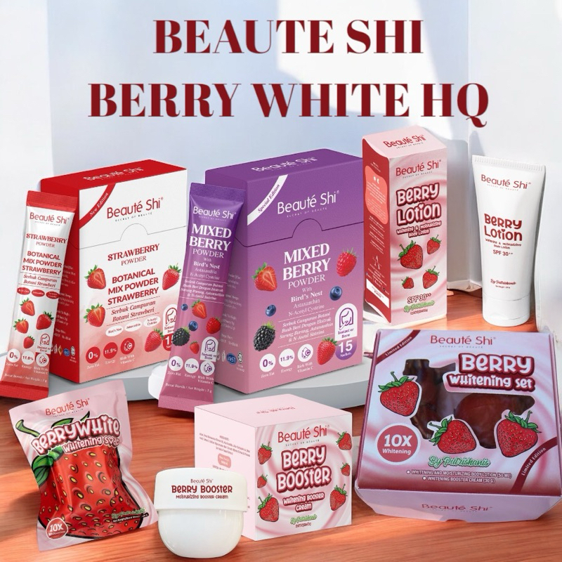 BEAUTE SHI BERRYWHITE HQ SET SOAP | LOTION | BOOSTER 💯 | Shopee Malaysia