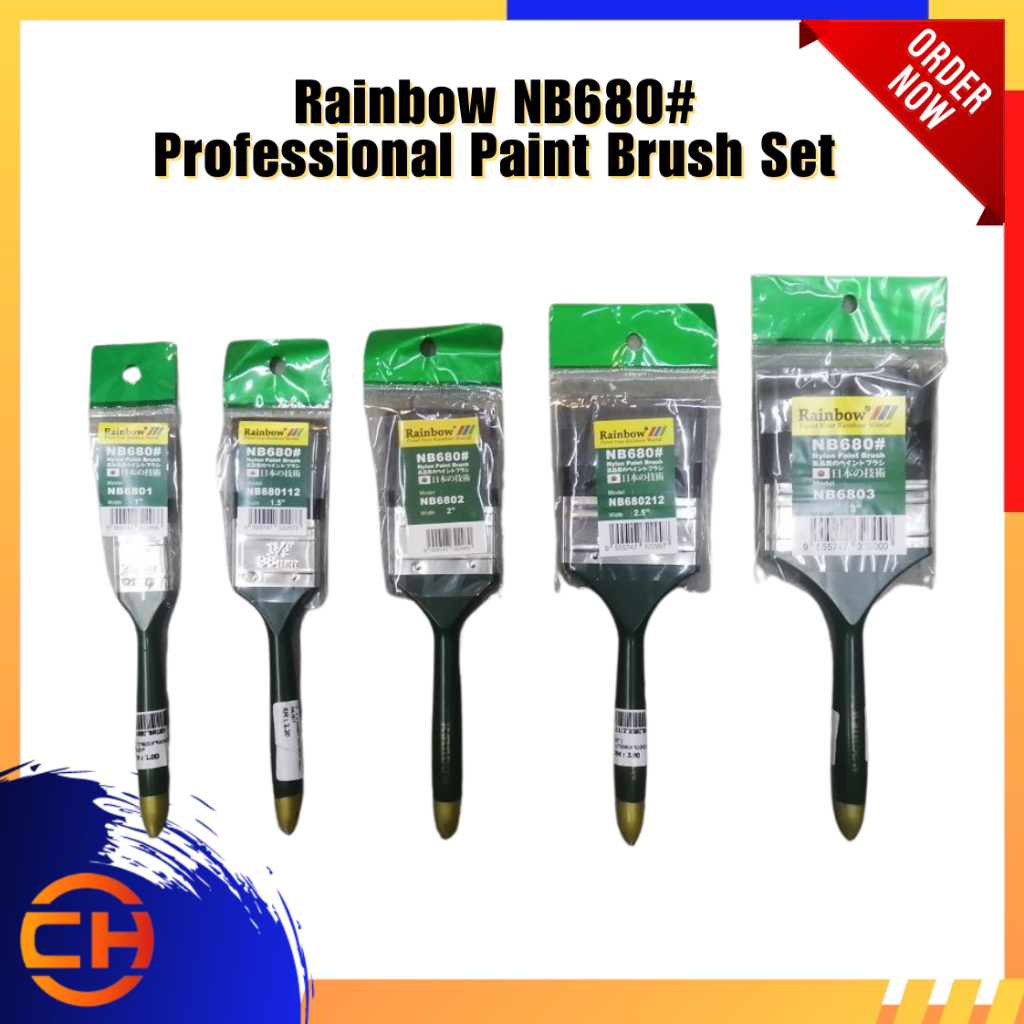 Rainbow NB680# Professional Paint Brush Set (Halal) | Shopee Malaysia