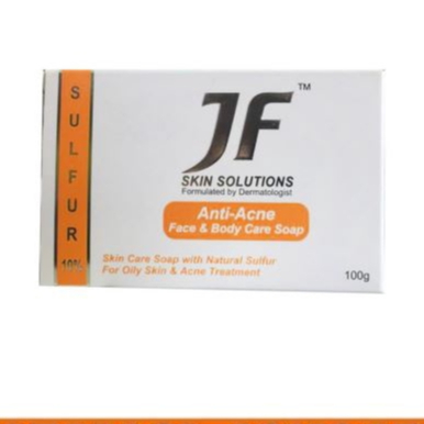 JF Skin Solution Sulfur Sulphur 10% Anti-Acne Soap 100g (Expired August ...