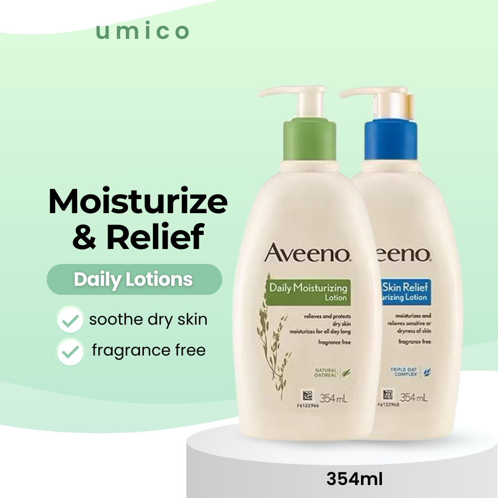 Aveeno Daily Moisturizing Nourishing /Skin Relief Stress Relief Body ...