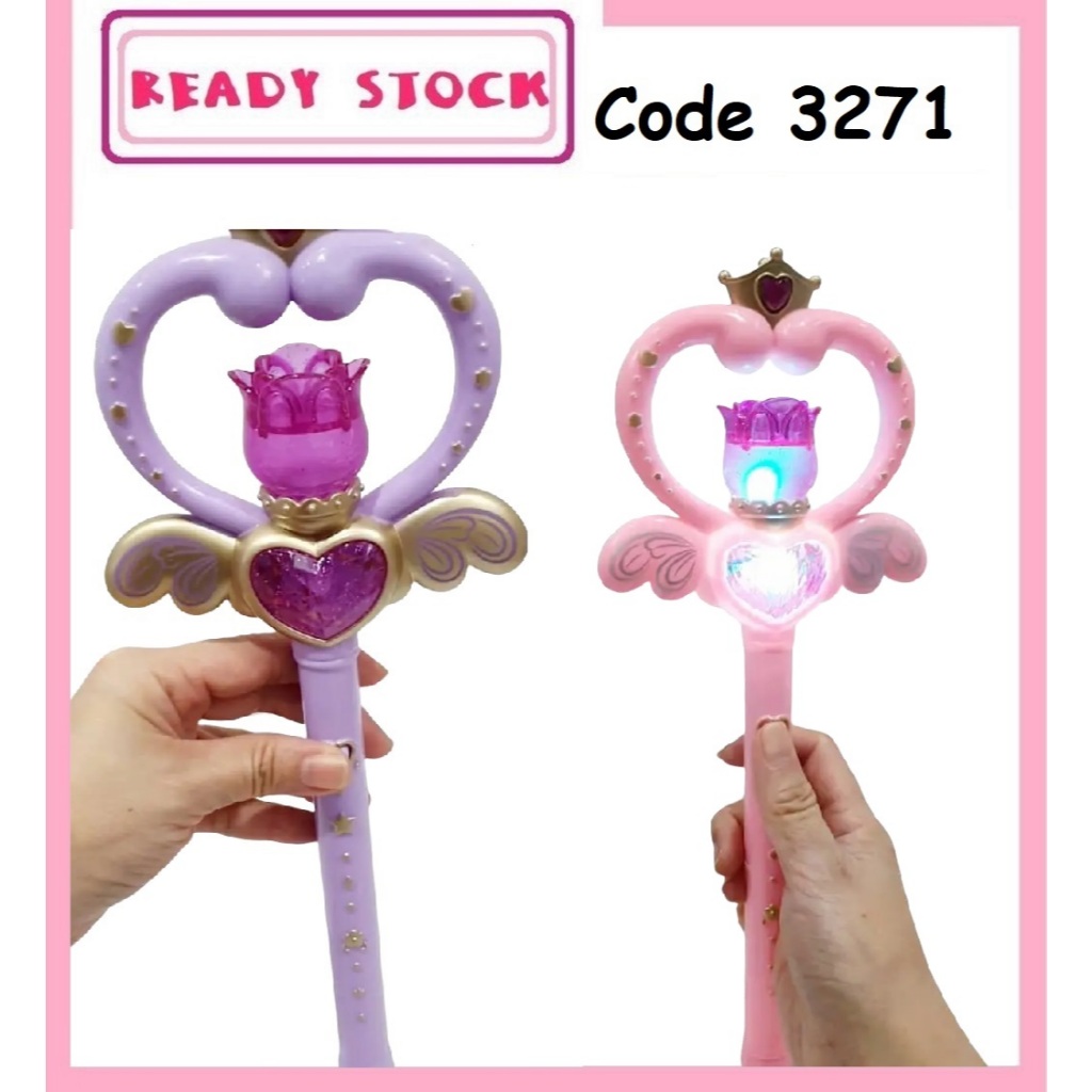 Electric Magic Fairy Wand Toys For Girl Kids Little Shining Wand With ...