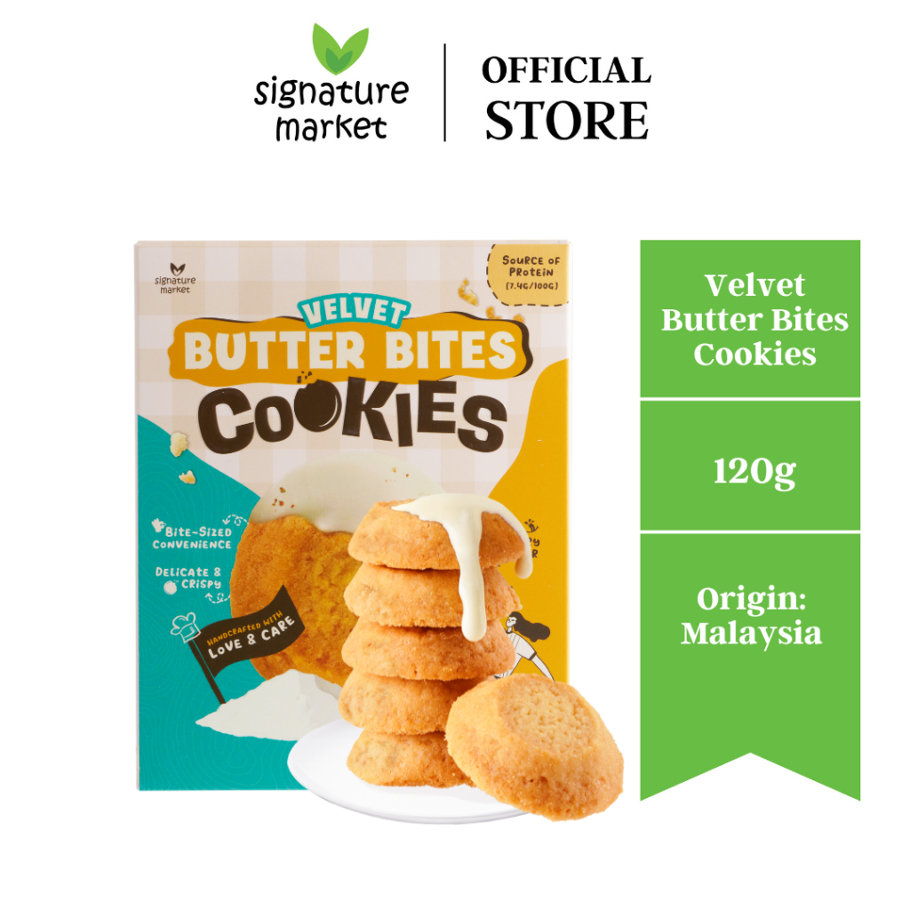 Signature Market Velvet Butter Bites Cookies (120g) | Shopee Malaysia
