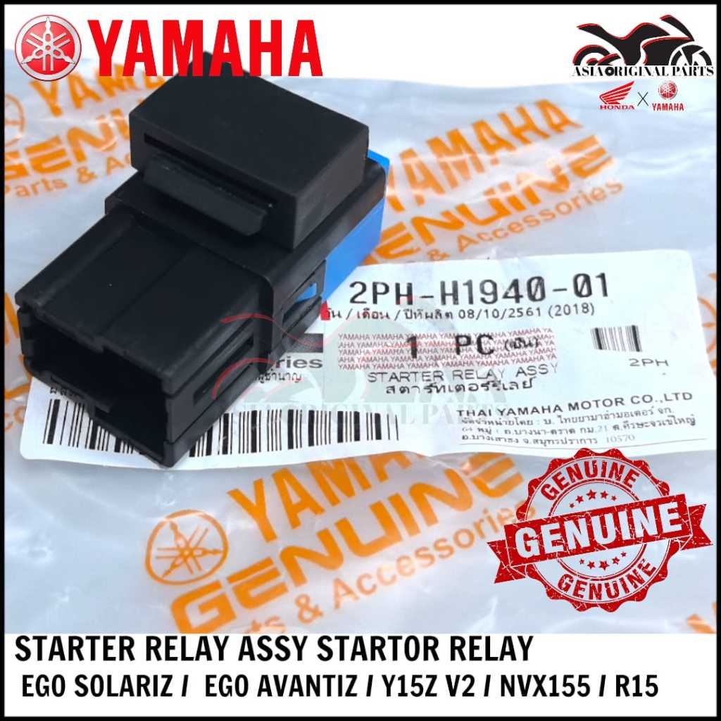 ORIGINAL THAILAND YAMAHA EGO SOLARIZ EGO AVANTIZ NVX Y15 V2 STARTER ...